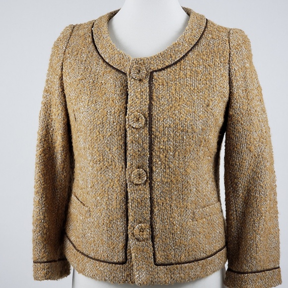 Rope Picnic | Jackets & Coats | Rope Picnic Tweed Button Down Coat ...